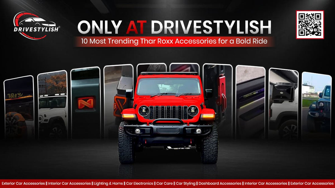 10 Most Trending Thar Roxx Accessories for a Bold Ride Only at Drivest