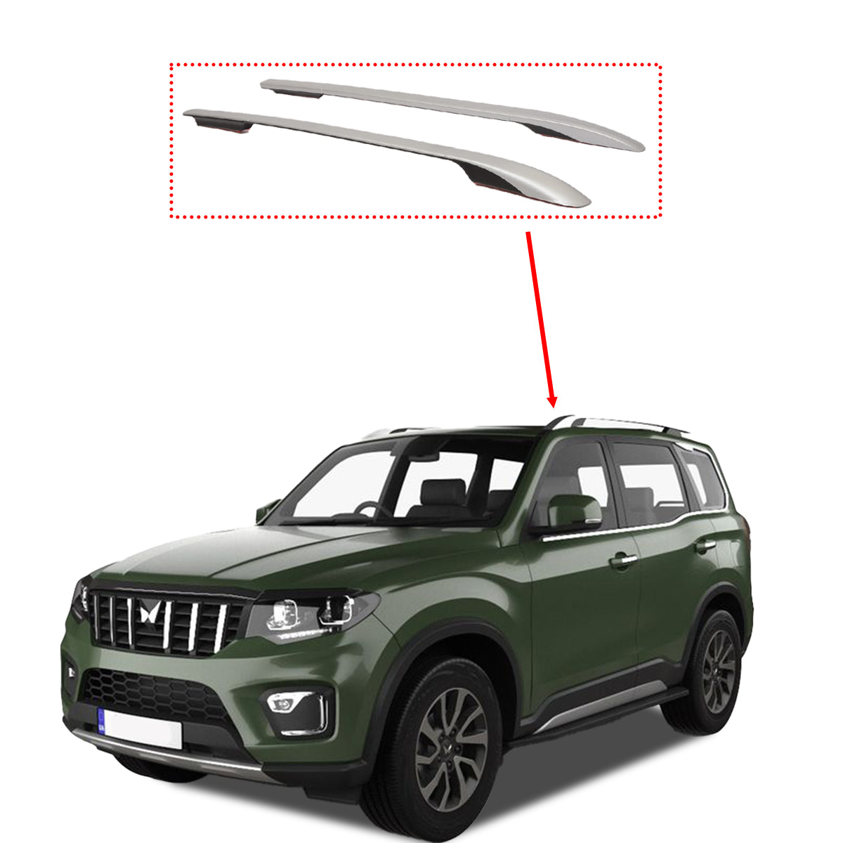 Scorpio-N Roof Rails || Drivestylish