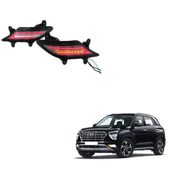 Buy Online Bumper Reflector LED Lights for Hyundai Creta (2020)