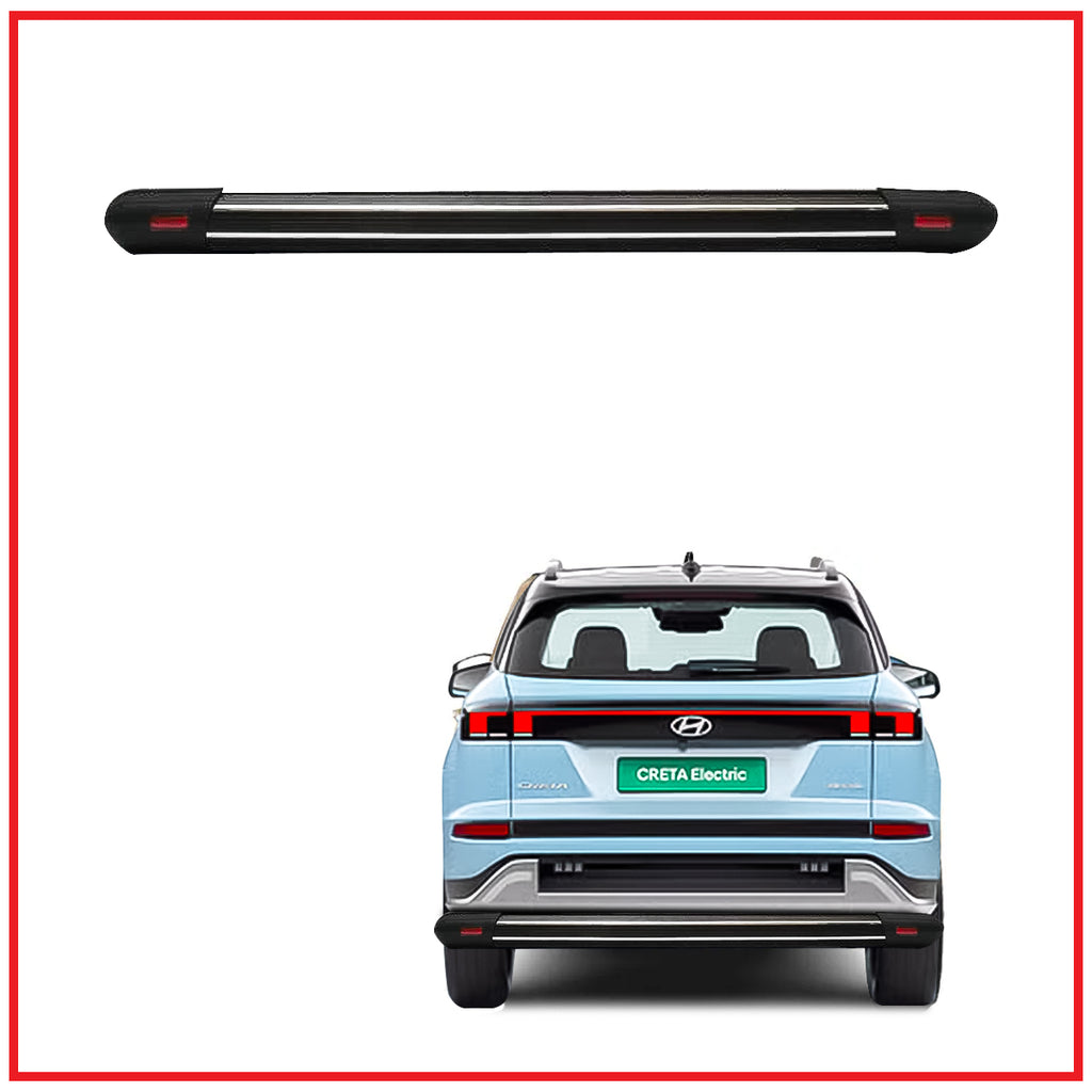Creta Electric 2025 Rear Bumper Guards – Aluminum Candid Design