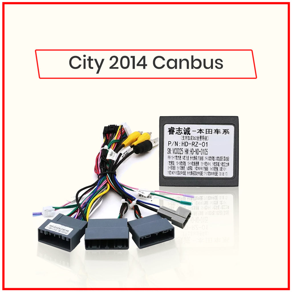 Honda City 2014 android stereo frame 9 inch With Socket and Canbus