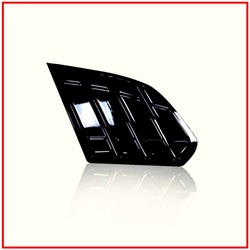 Hyryder Rear Window Side Louvers || Glossy Black Finish