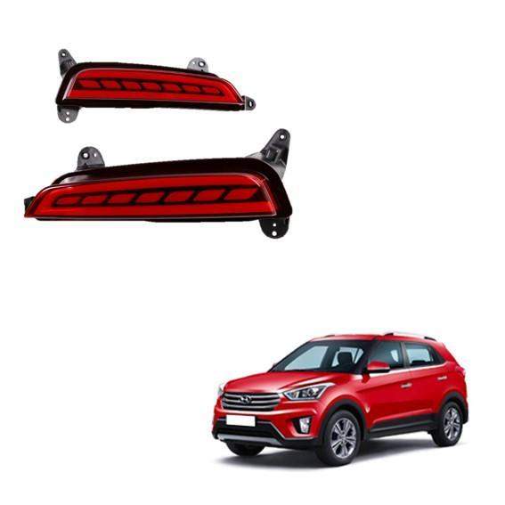 Shop Bumper Reflector LED Lights for Hyundai Creta (2016)