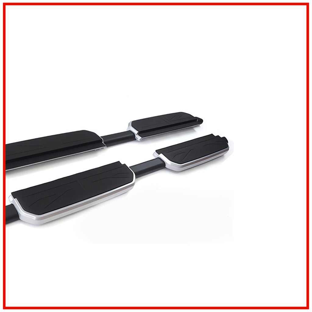 Land Rover Defender Side Stepper ( Side Foot Step ) || Black / Black A