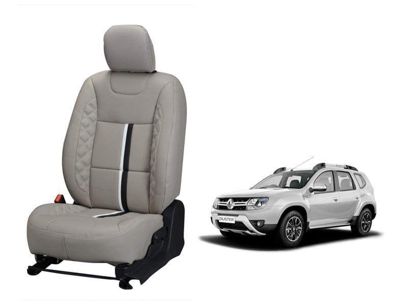 Renault New Duster Trace Series 3D Custom Nappa Leather Car Seat Cover