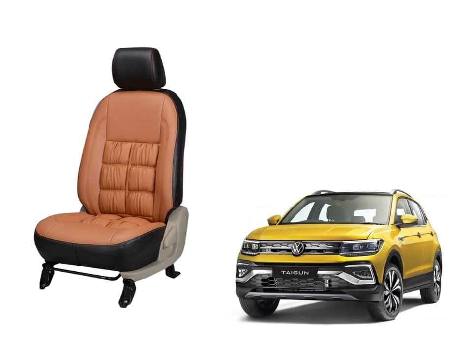 Volkwagen Taigun Comfort Series 3D Custom Stallion Leather Car Seat Co