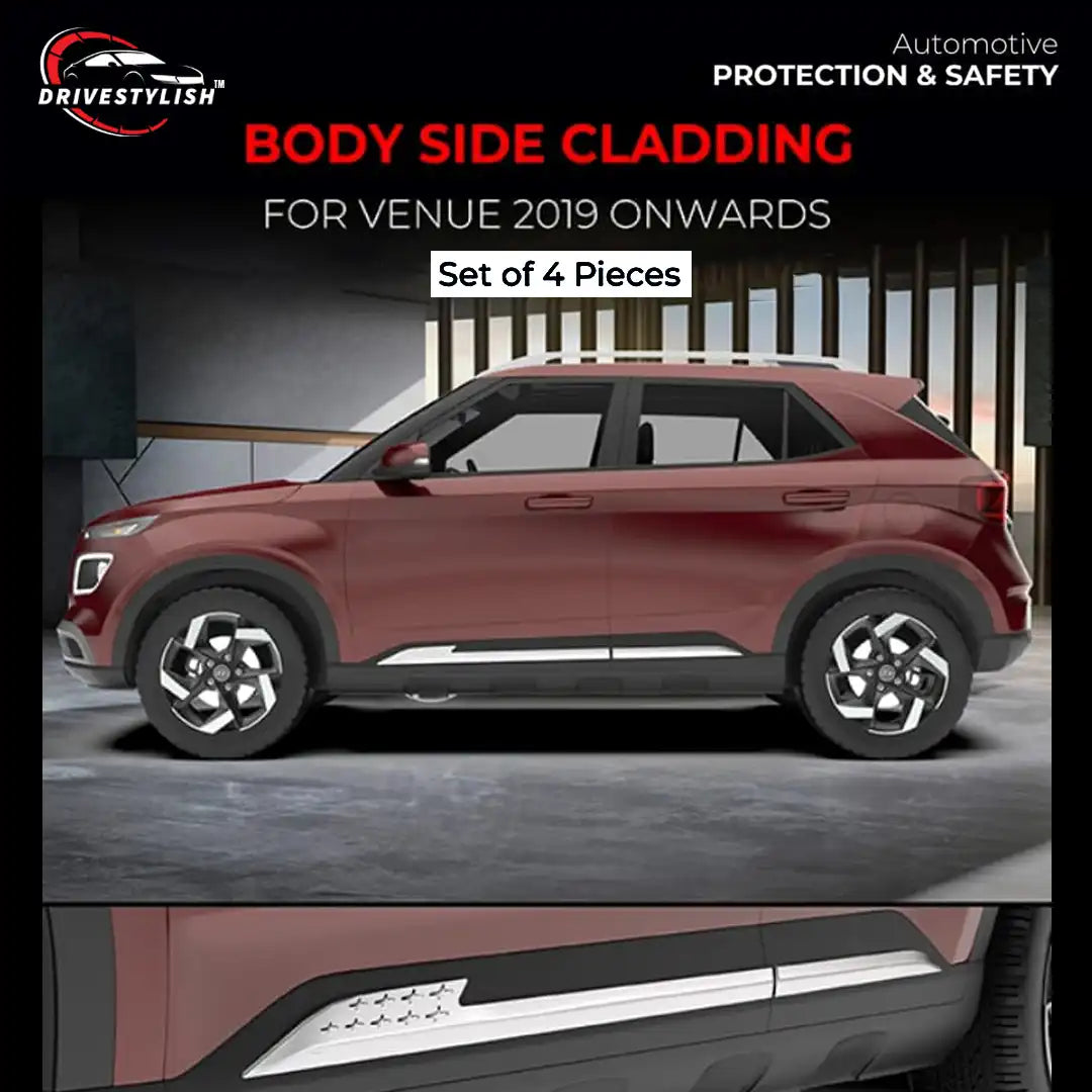 Side Cladding Chrome For Venue 2019 Onwards