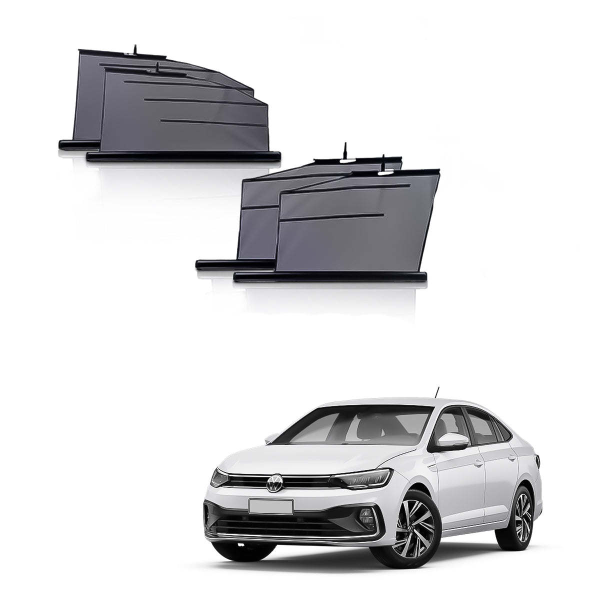 Virtus Automatic window roller curtains | Car Roller Retractable Sun S