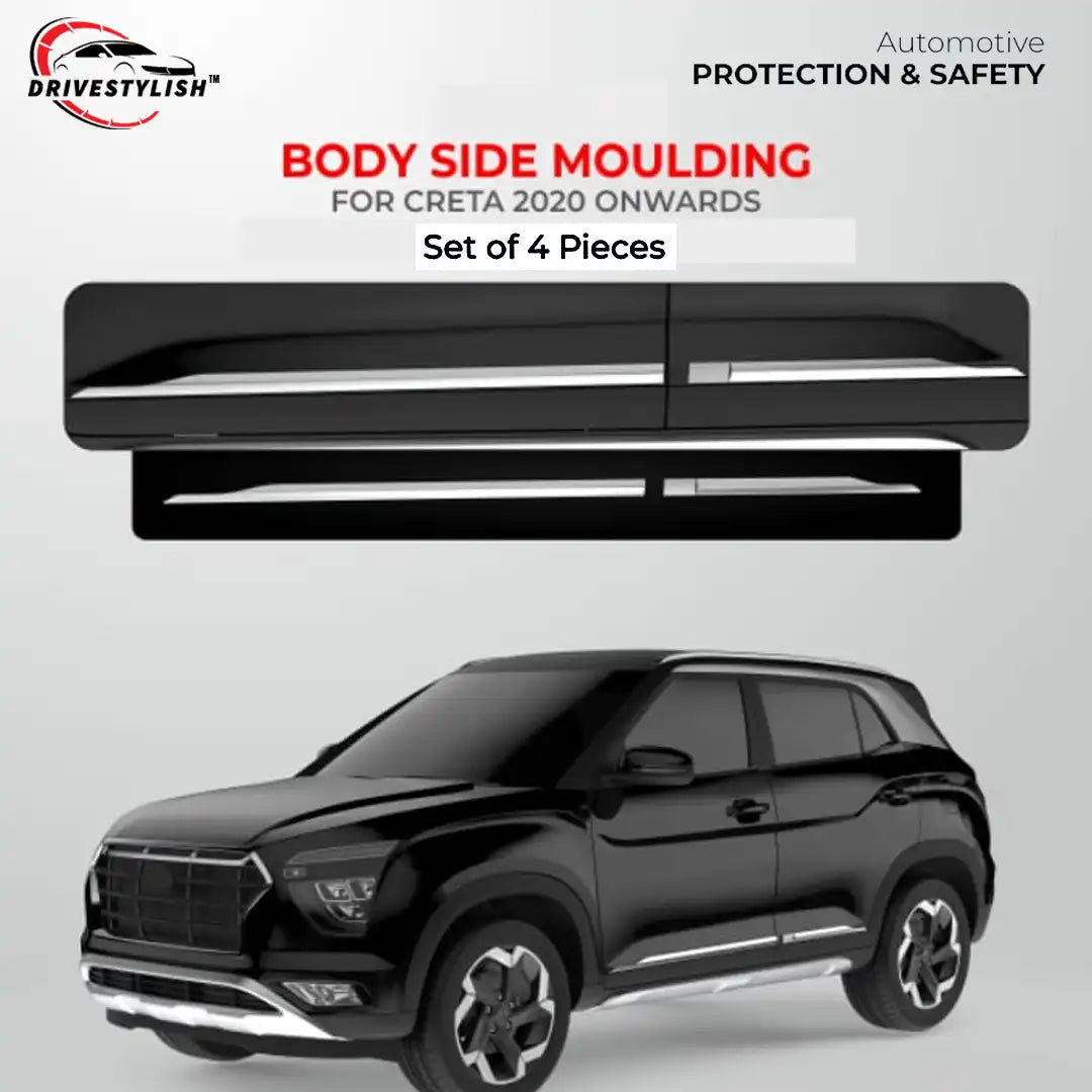 Side Beading Chrome Creta 2020 Onwards