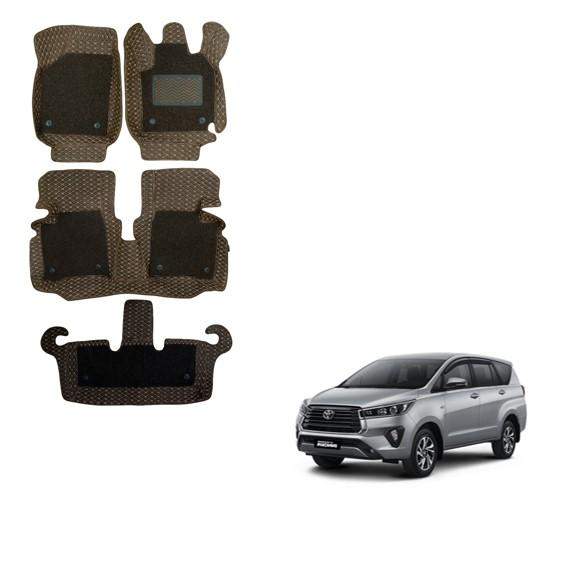 Toyota Innova Crysta (2021) Premium 7D Foot Mattress in Brown
